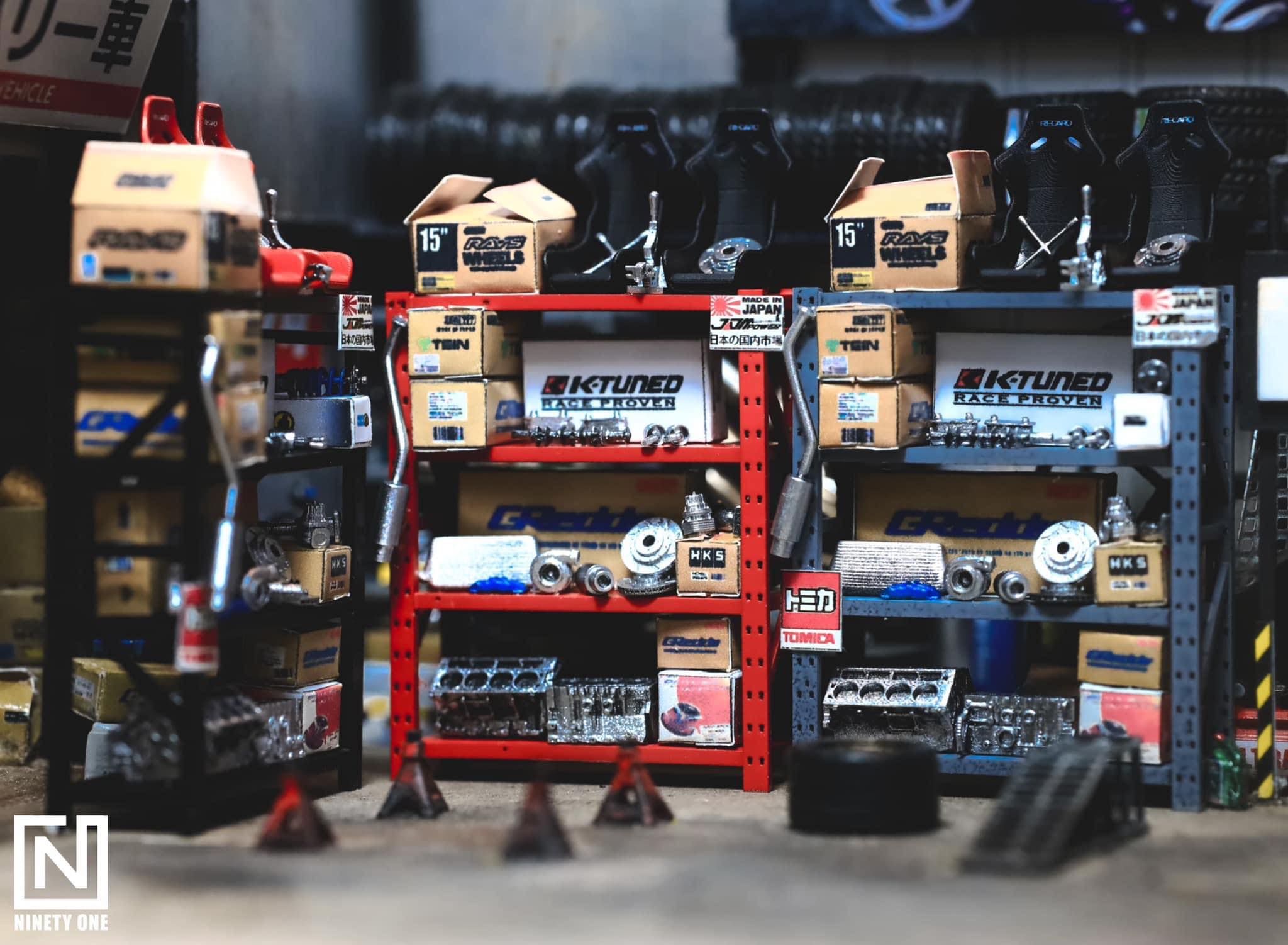 SET 12 : Auto Parts Shelving – NINETY ONE 164