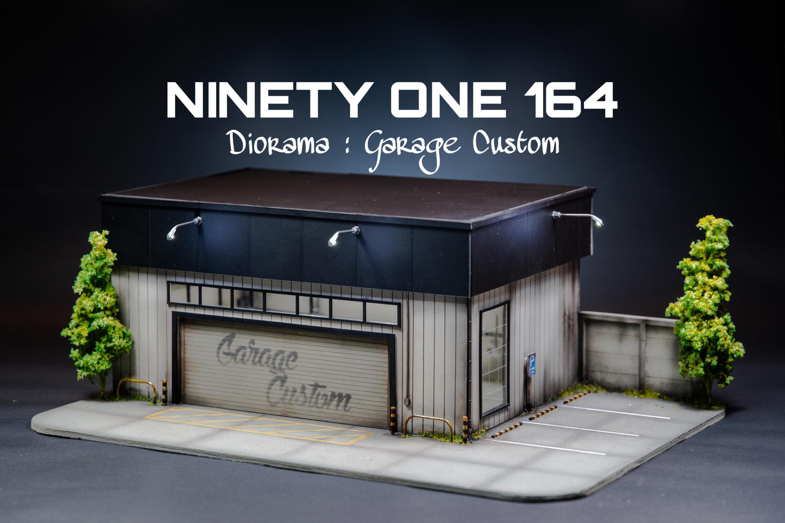 NINETY ONE 164 – Car & Garage model 1:64