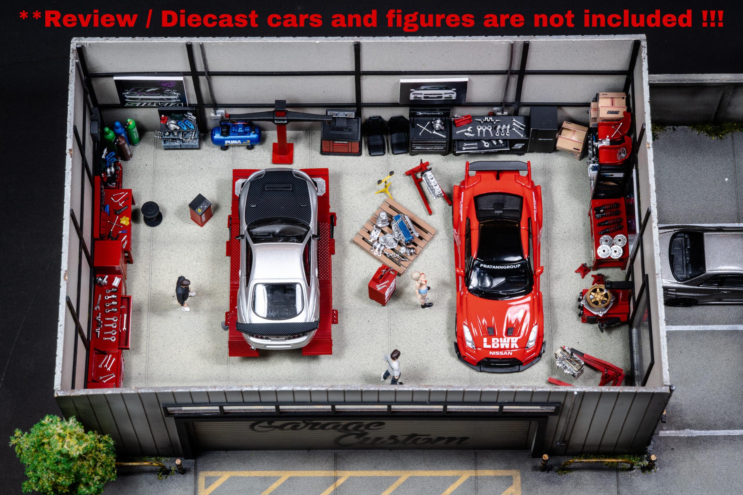 NINETY ONE 164 – Car & Garage model 1:64