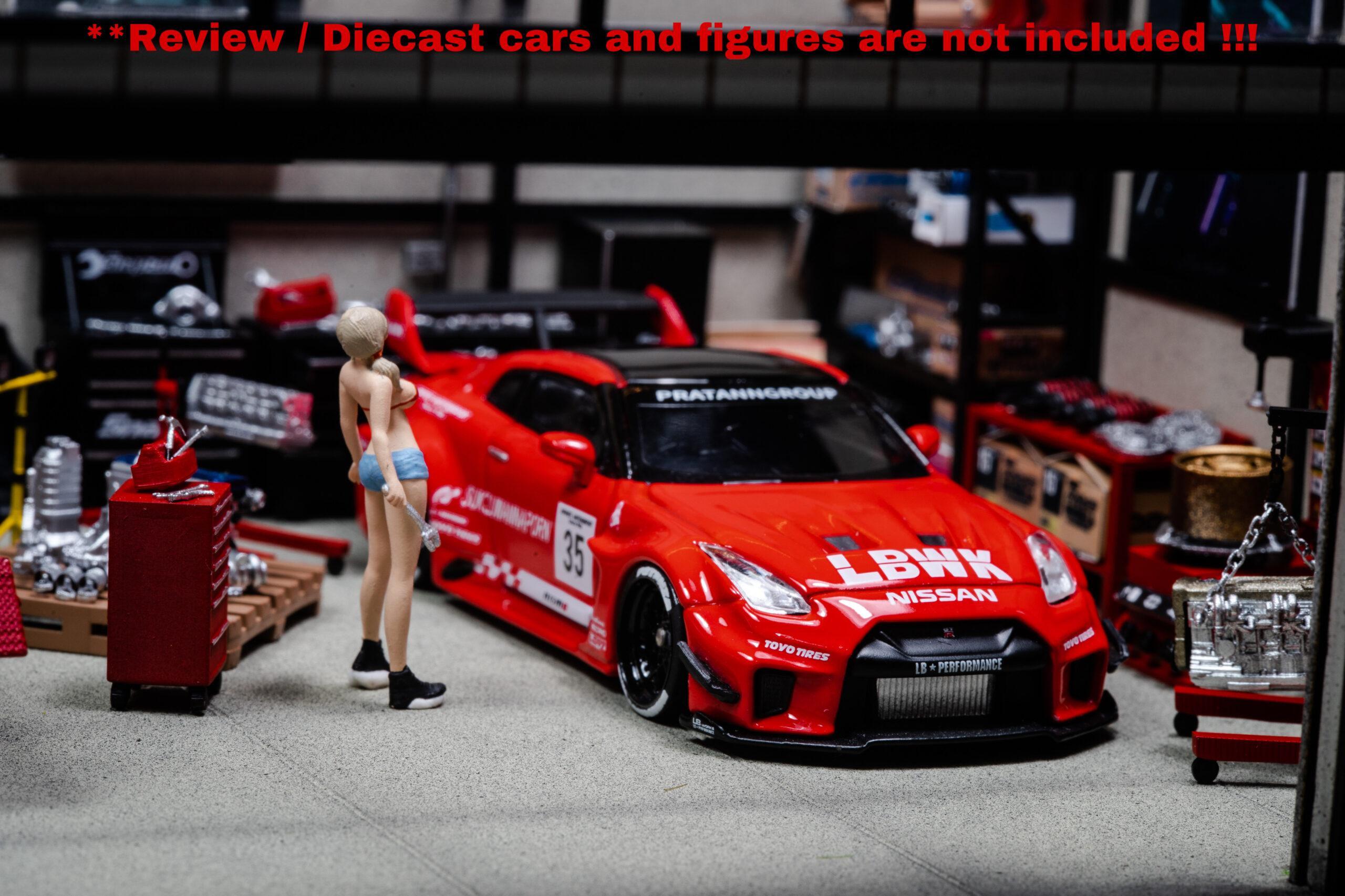 NINETY ONE 164 – Car & Garage model 1:64