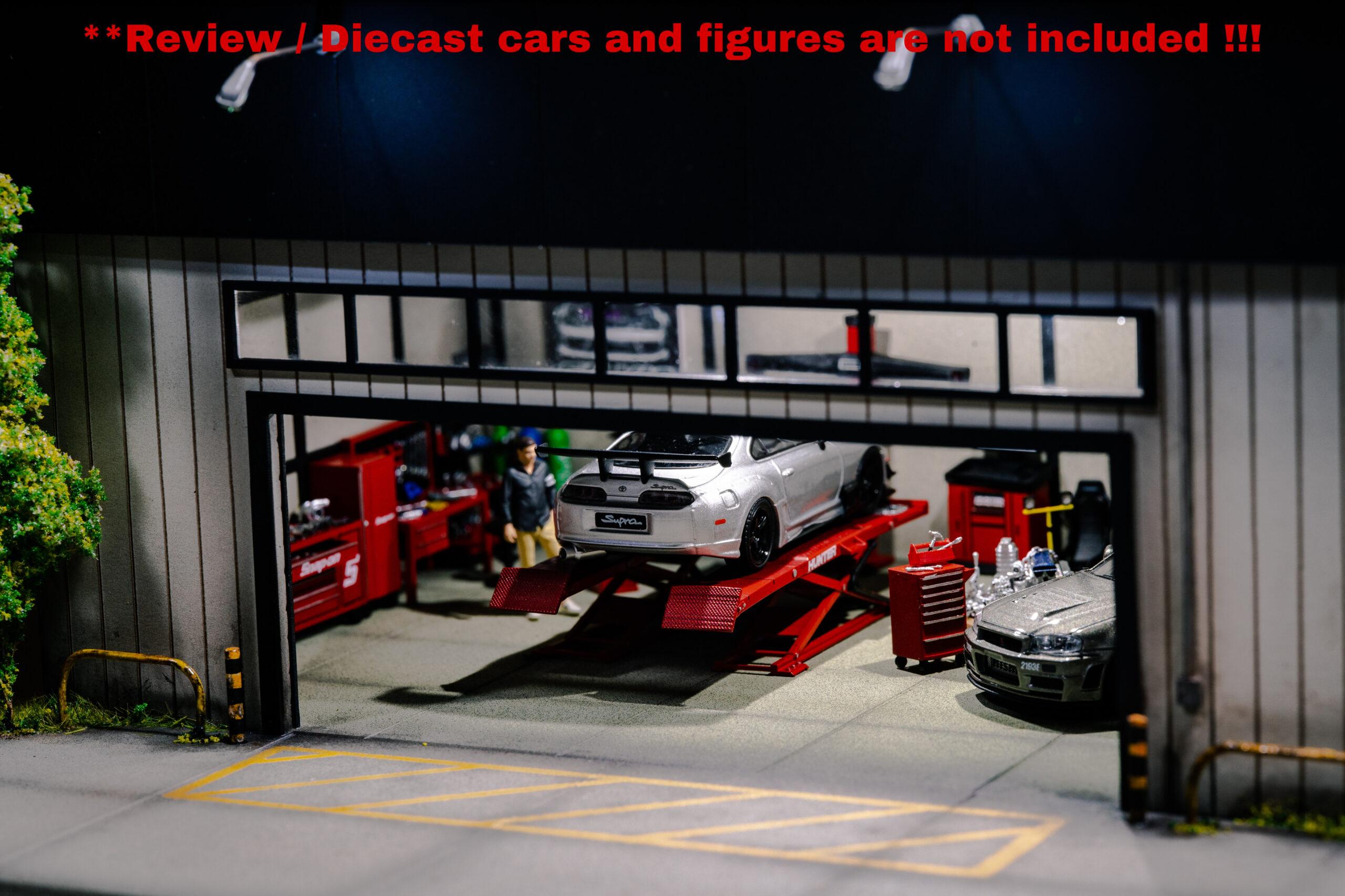 NINETY ONE 164 – Car & Garage model 1:64