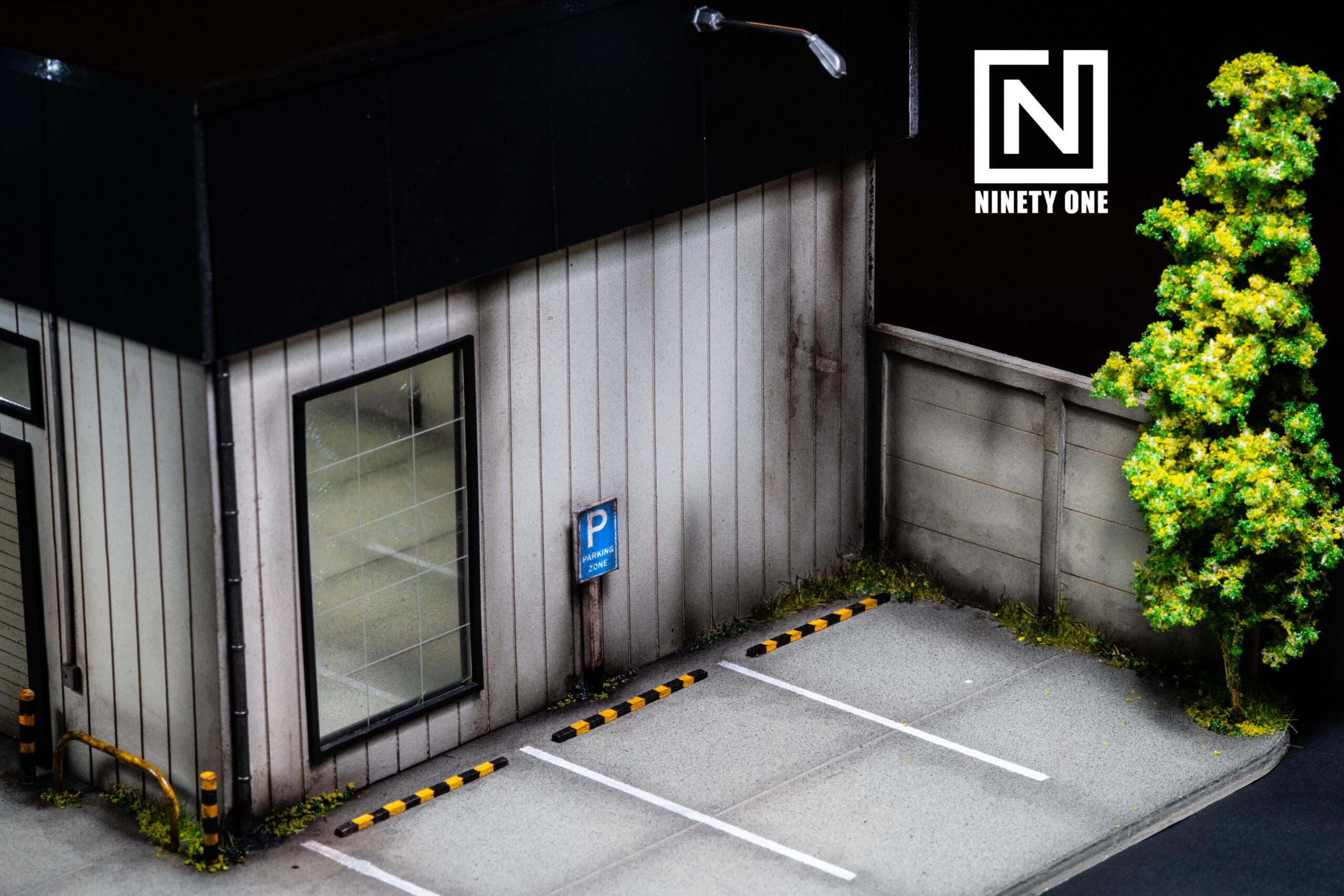 NINETY ONE 164 – Car & Garage model 1:64