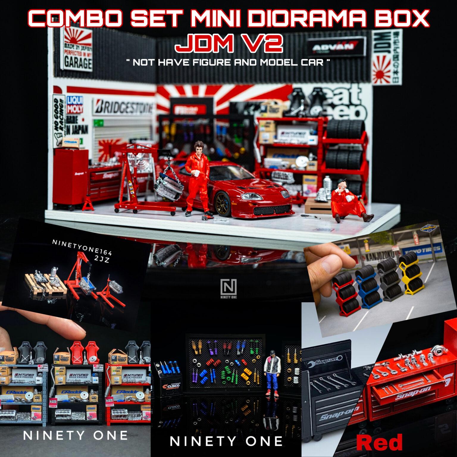 COMBO SET MINI DIORAMA BOX JDM V2 – NINETY ONE 164