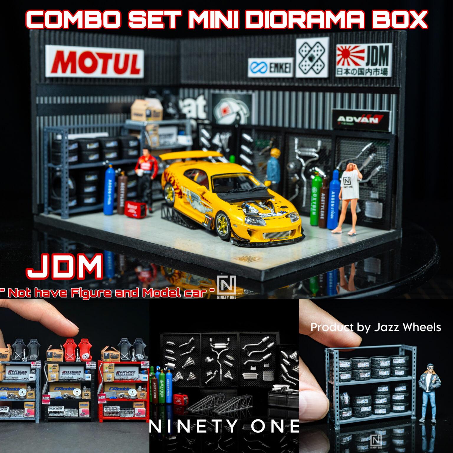 COMBO SET MINI DIORAMA BOX JDM – NINETY ONE 164